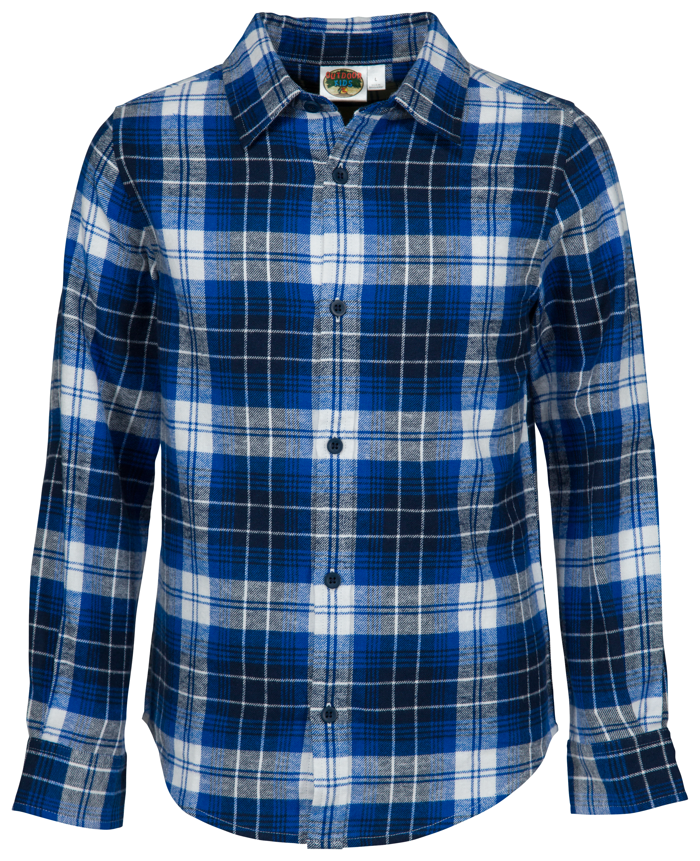Bass Pro Shops Flannel Button-Down Long-Sleeve Shirt for Toddlers or ...